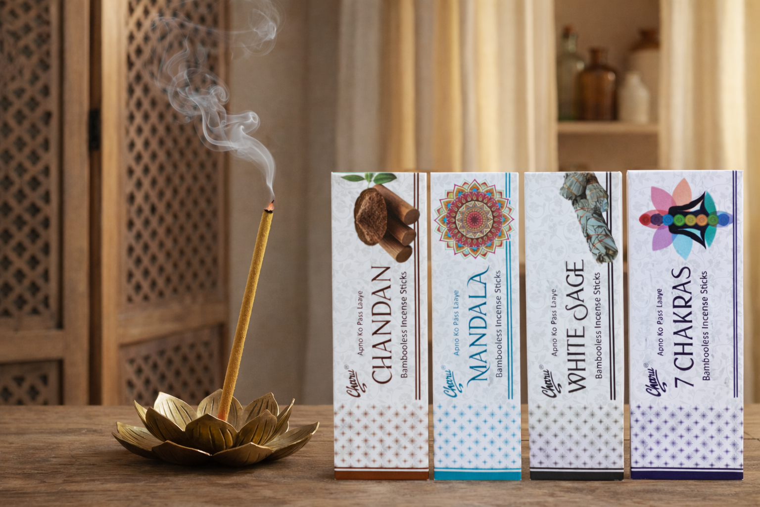 Best Natural Bamboo Less Incense Stick collections in India – Charu ...