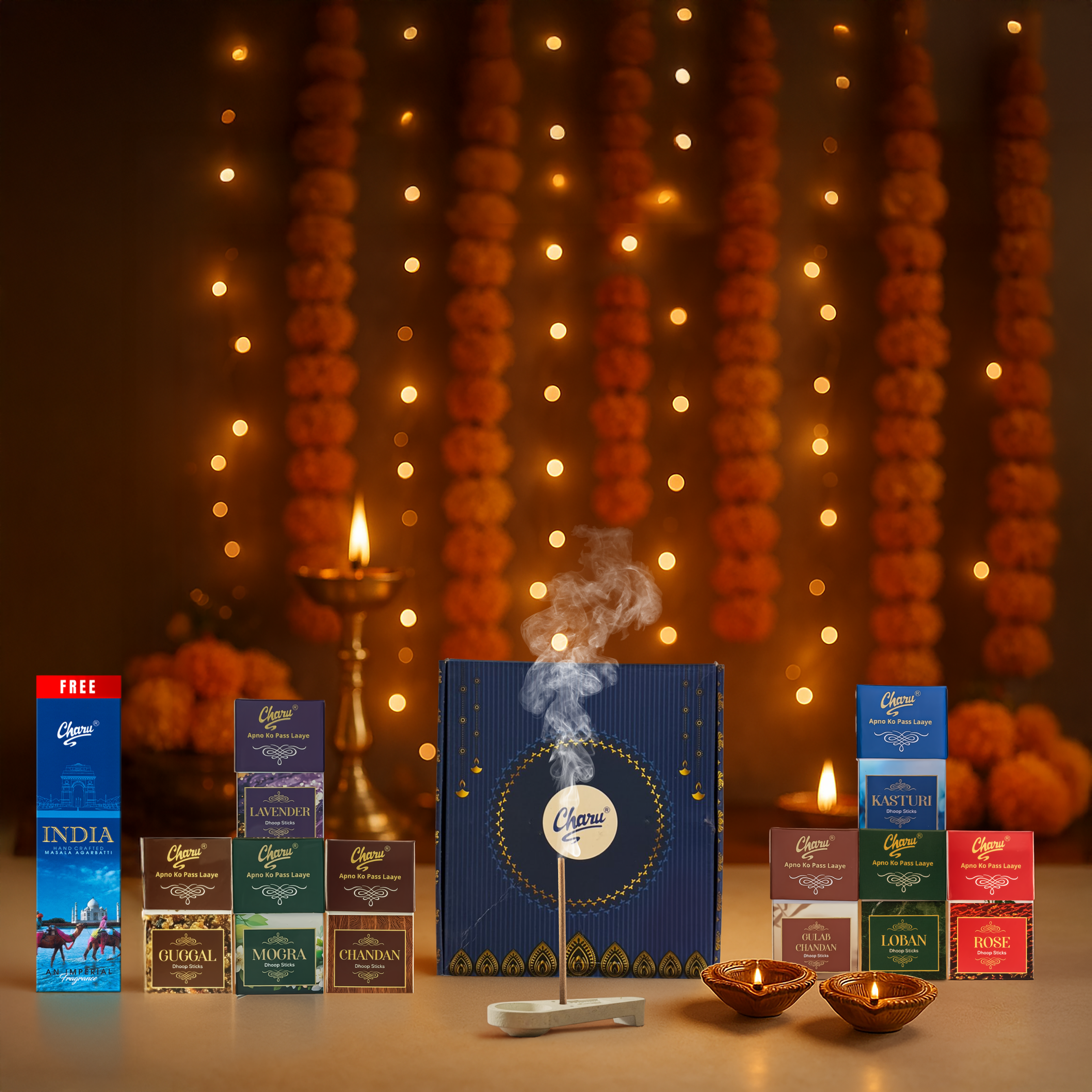 Soul Refresh Dhoop Gift Pack – Charu Perfumery House